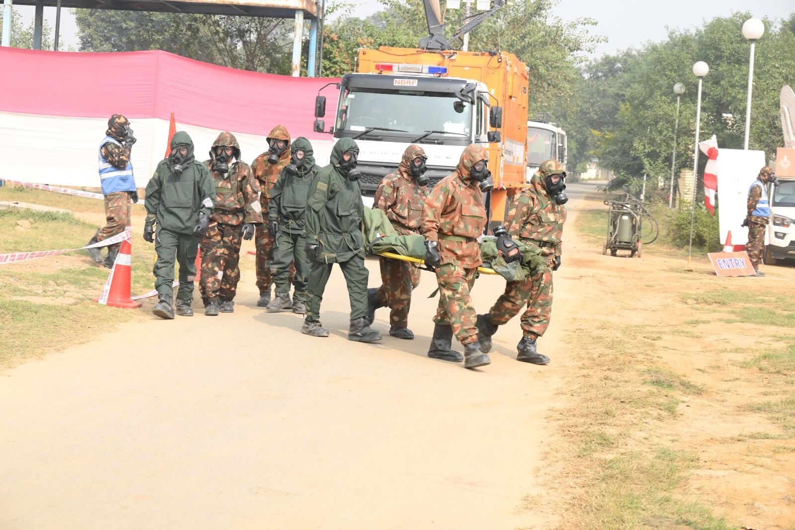 155 IPS Officers Visit 8th Battalion NDRF - Taazakhabar News