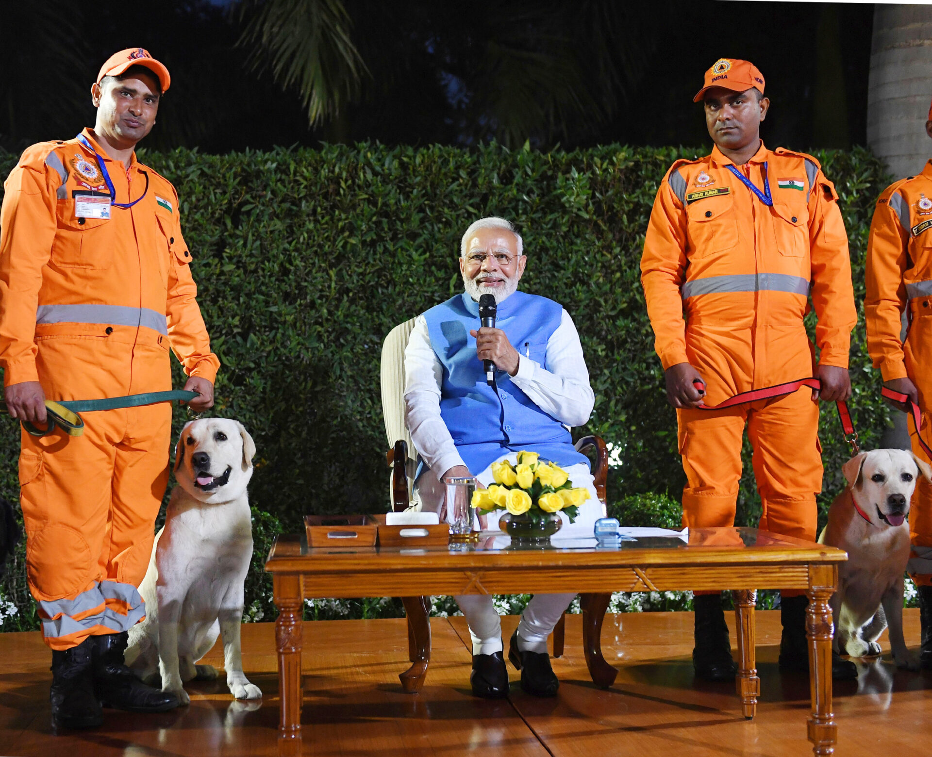155 IPS Officers Visit 8th Battalion NDRF - Taazakhabar News
